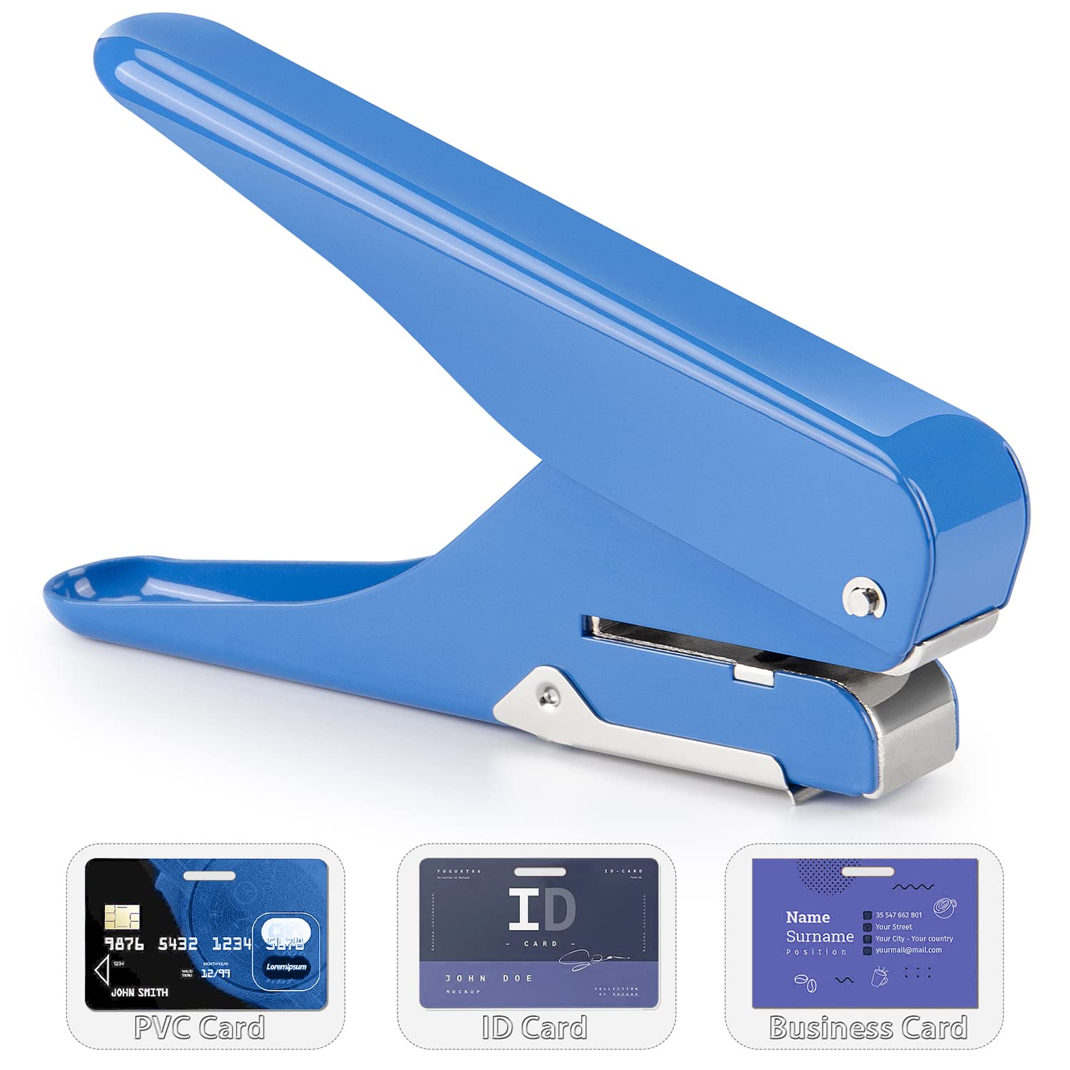 Handheld Badge Slot Hole Punch: Imlike Card Punch with Garbage ...