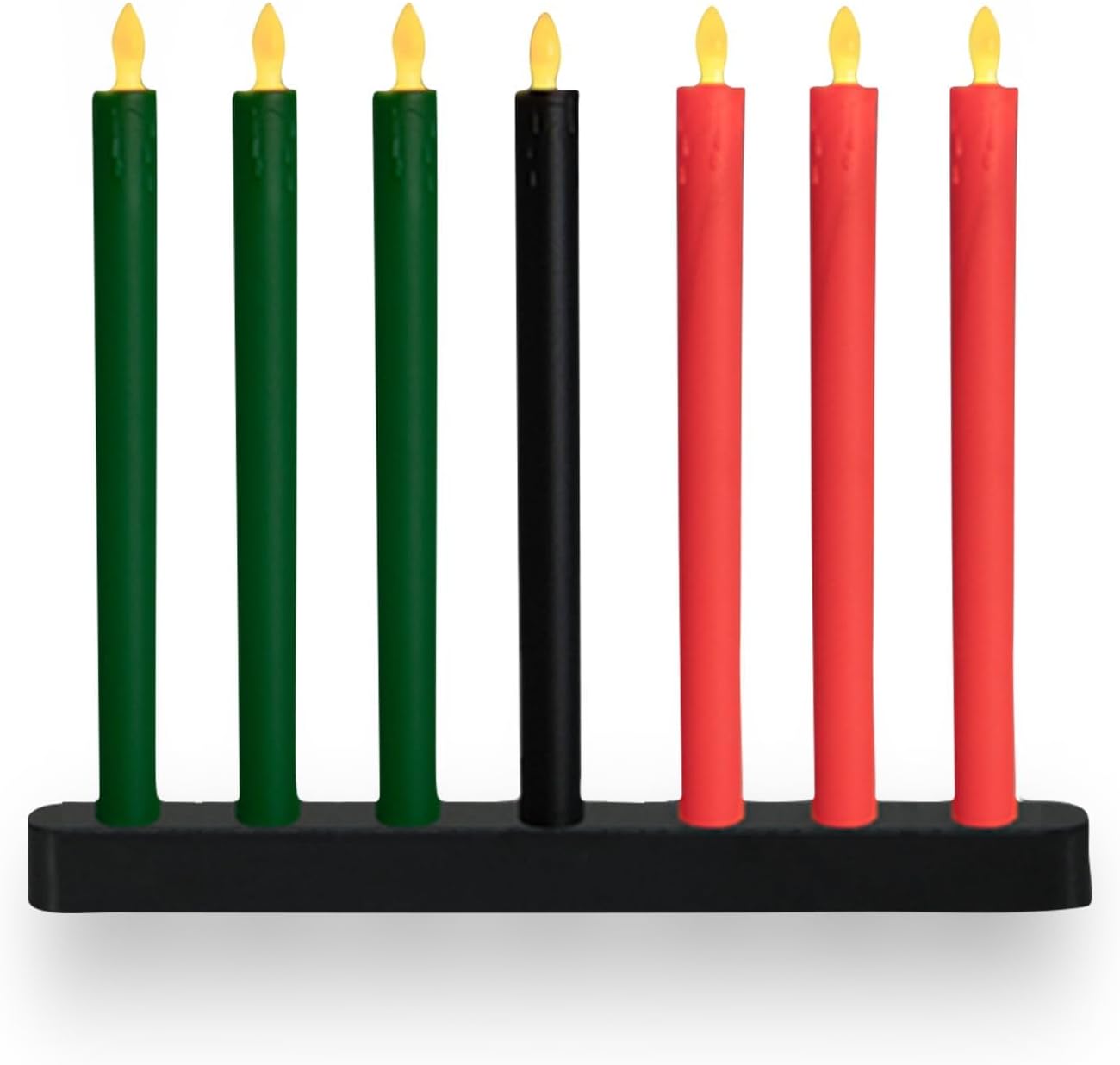 Amazon.com: Kwanzaa Kinara Set Kwanzaa Candle Holder with LED Candles ...
