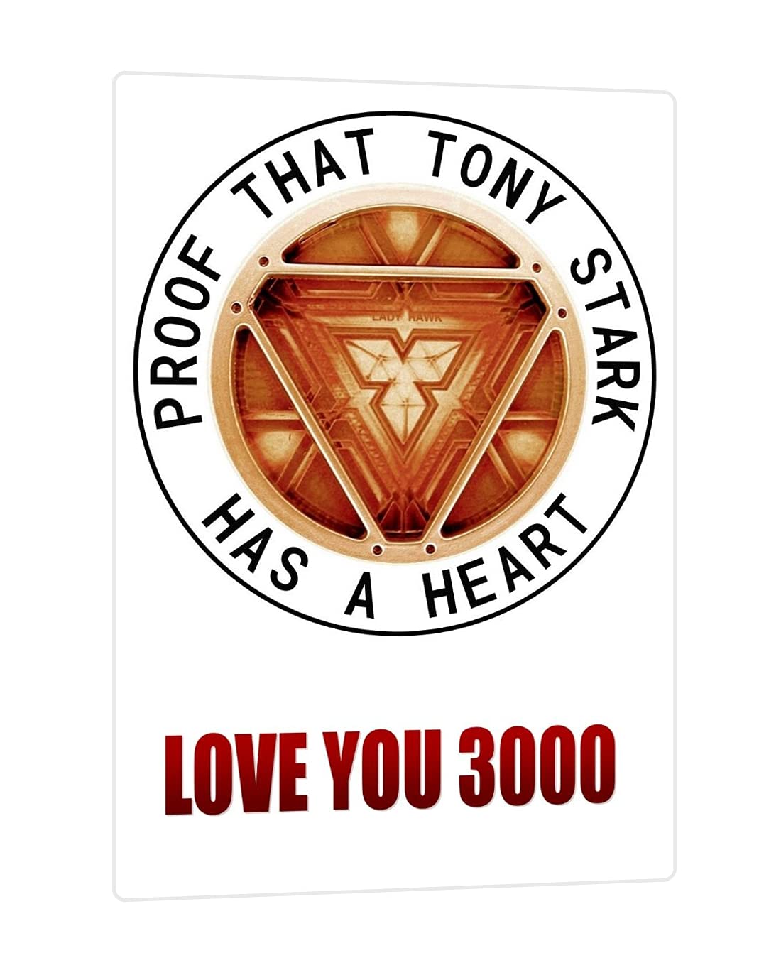 Buy LADY HAWK Iron Man Arc Reactor Miniature Picture with magnetic ...