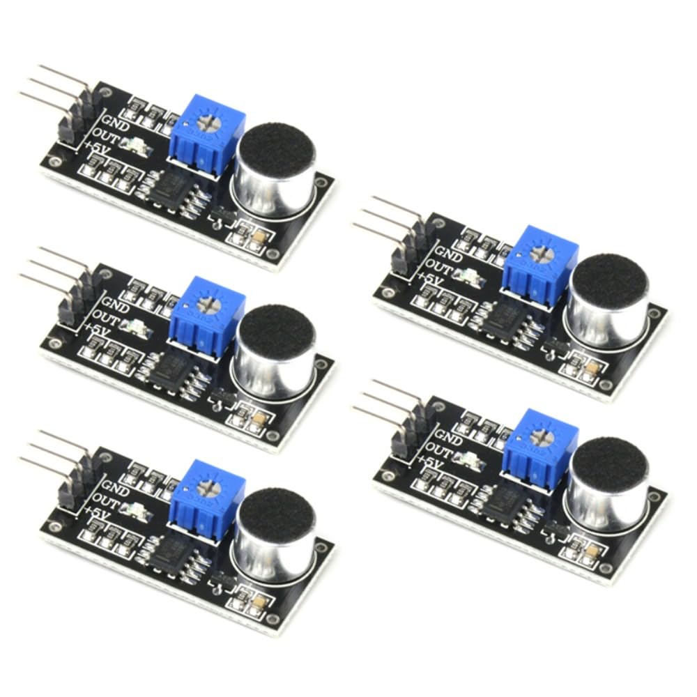 Amazon.com: CNMCUIC 5PCS/Lot High Sensitivity Sound Sensor Module ...