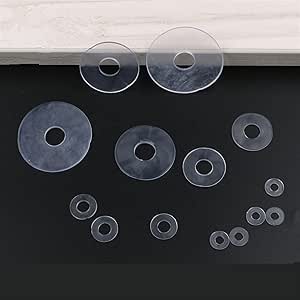 Amazon.com: EVALYX Xuhuhu-Flat Washers Nylon Washers M4 M6 M8 M10 M12 Soft Plastic Gasket ...