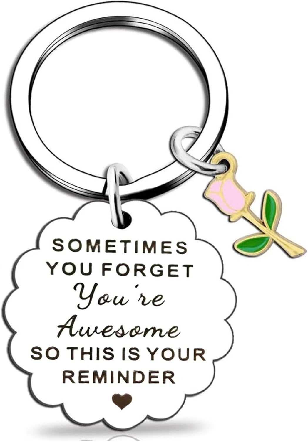 Amazon.co.jp: [Milue] ユニークな花のキーリング姉妹関係を祝うためのステンレス鋼友情キーホルダー誕生日姉妹クリエイティブ姉妹友情キーホルダー : ファッション