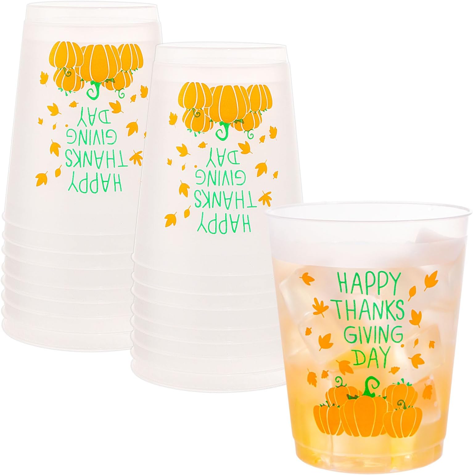 Amazon.com: Gift Boutique 50 Thanksgiving Party Cups 9 oz. Disposable ...
