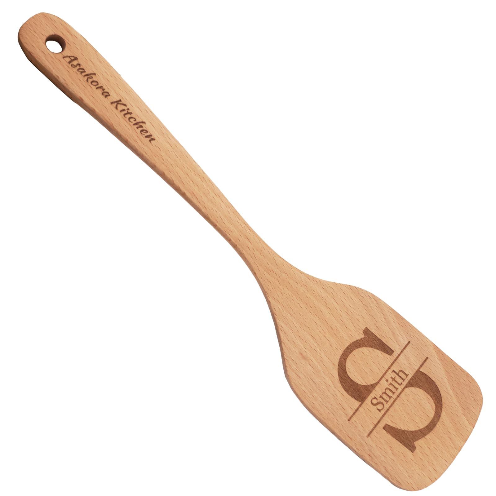 Amazon.com: Personalized Wooden Spatula for Cooking, Custom 12-Inch ...