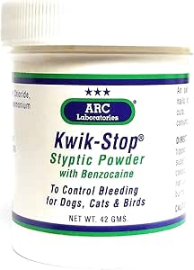 Arc International ARC Laboratories Kwik-Stop Polvo Stiptic para Perros ...