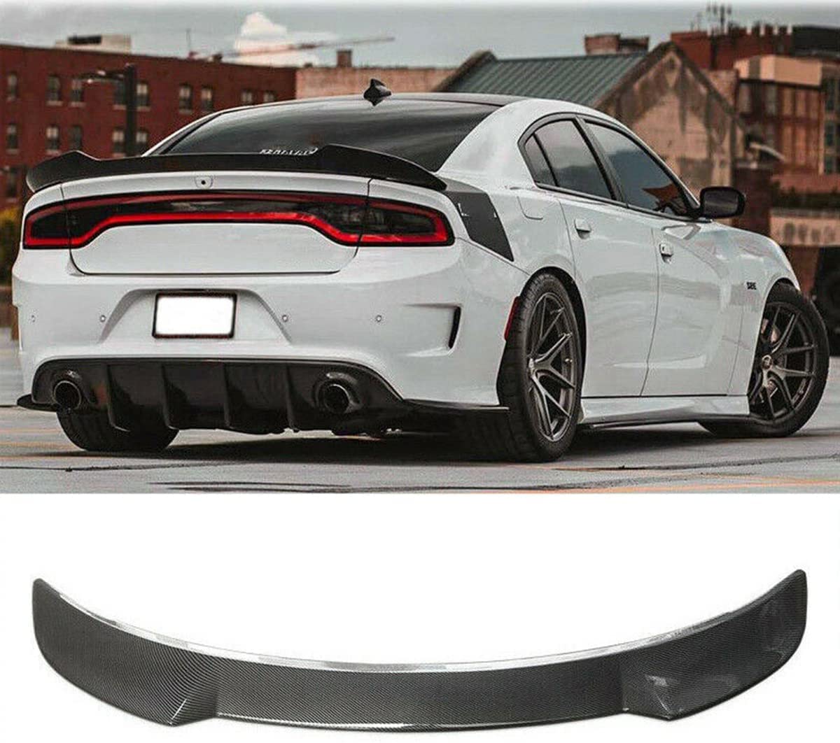 Buy PAISEN for 2011-2021 Dodge Charger RT SXT SRT Rear Spoiler Trunk ...