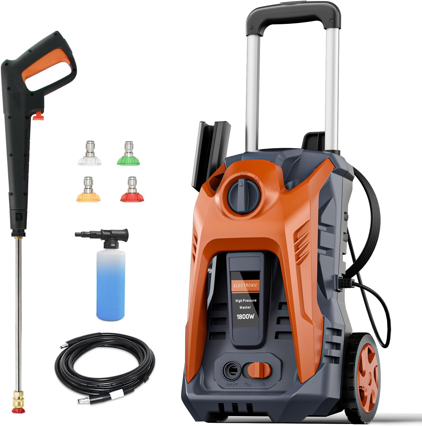 Amazon.com : Electric Power Washer 4800 PSI 2.9 GPM Pressure Washer ...
