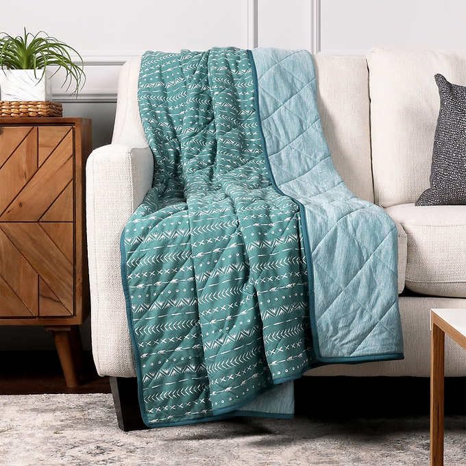 Amazon.com: Life Comfort Cooling Throw 60 in * 70 in, Reversible ...
