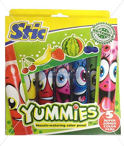 Stic Yummies Marker Pen (Pack of 5) : Amazon.in: Office Products
