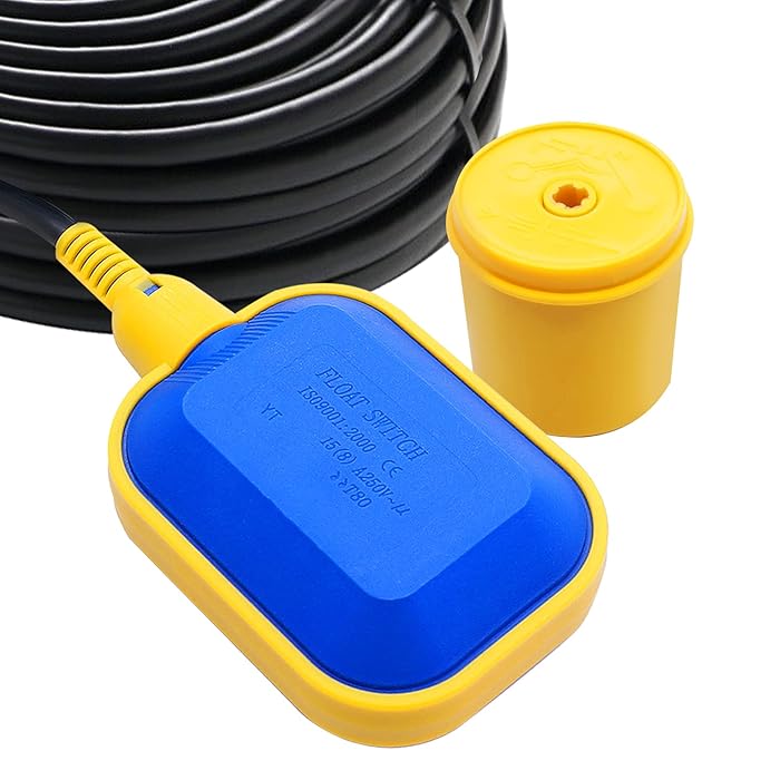 Buy mankk 10M Cable Float Switch 33ft Universal Piggyback Heavy Duty ...