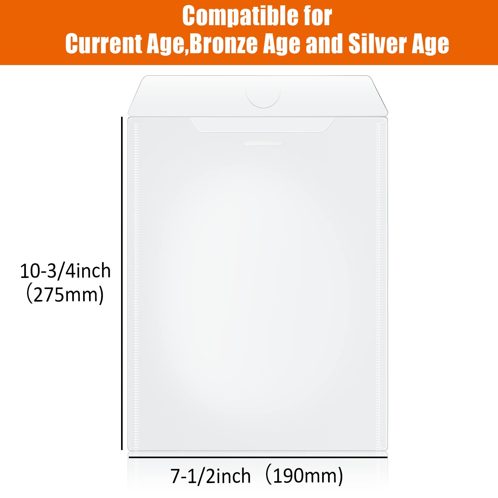 Snapklik.com : Comic Book Protector Bags, Resealable Comic- Book Bags ...