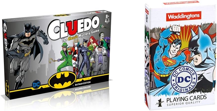 Batman Cluedo + DC Comics WN1 : Amazon.co.uk: Toys & Games