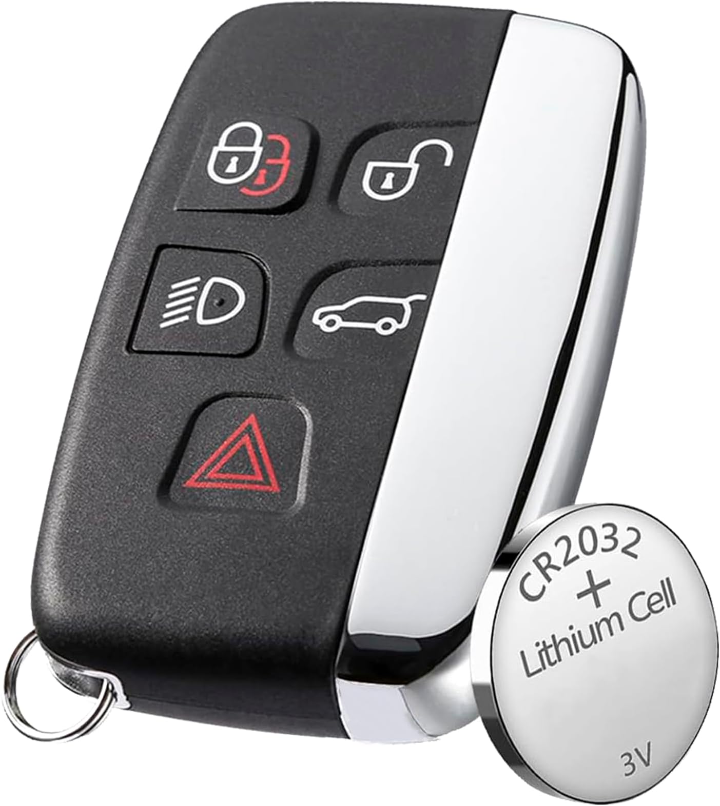 5 Buttons Car Key Fob Case For Land Rover Discovery LR2 LR4 Freelander ...