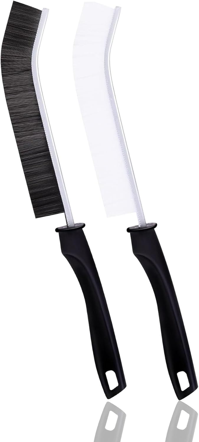 Amazon.com: Worzwin Cleaner Scrub Brush, Stiff Angled Bristles Gap ...