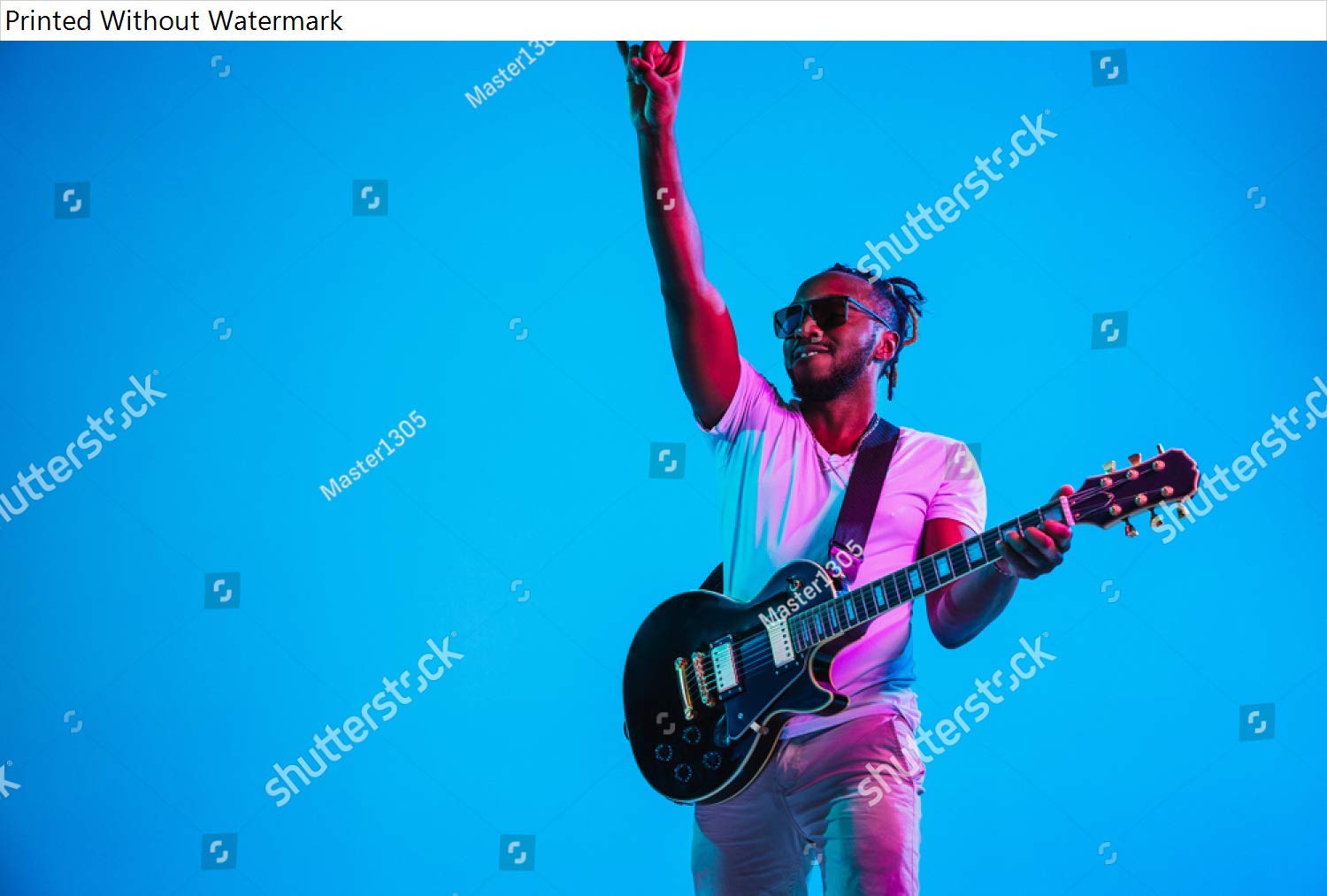 Blue Rockstar Background