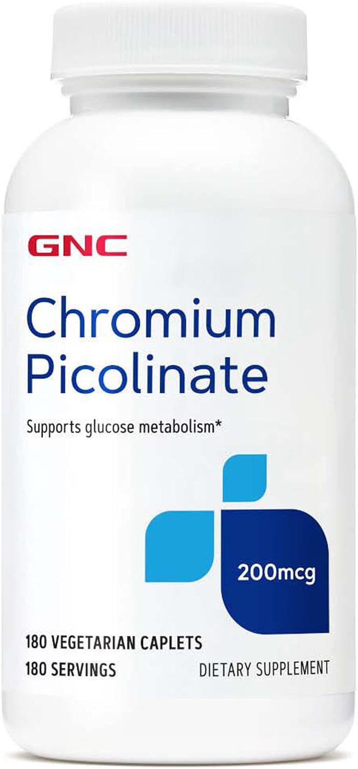 Amazon.com: GNC Chromium Picolinate 200mcg | 180 Count : Health & Household