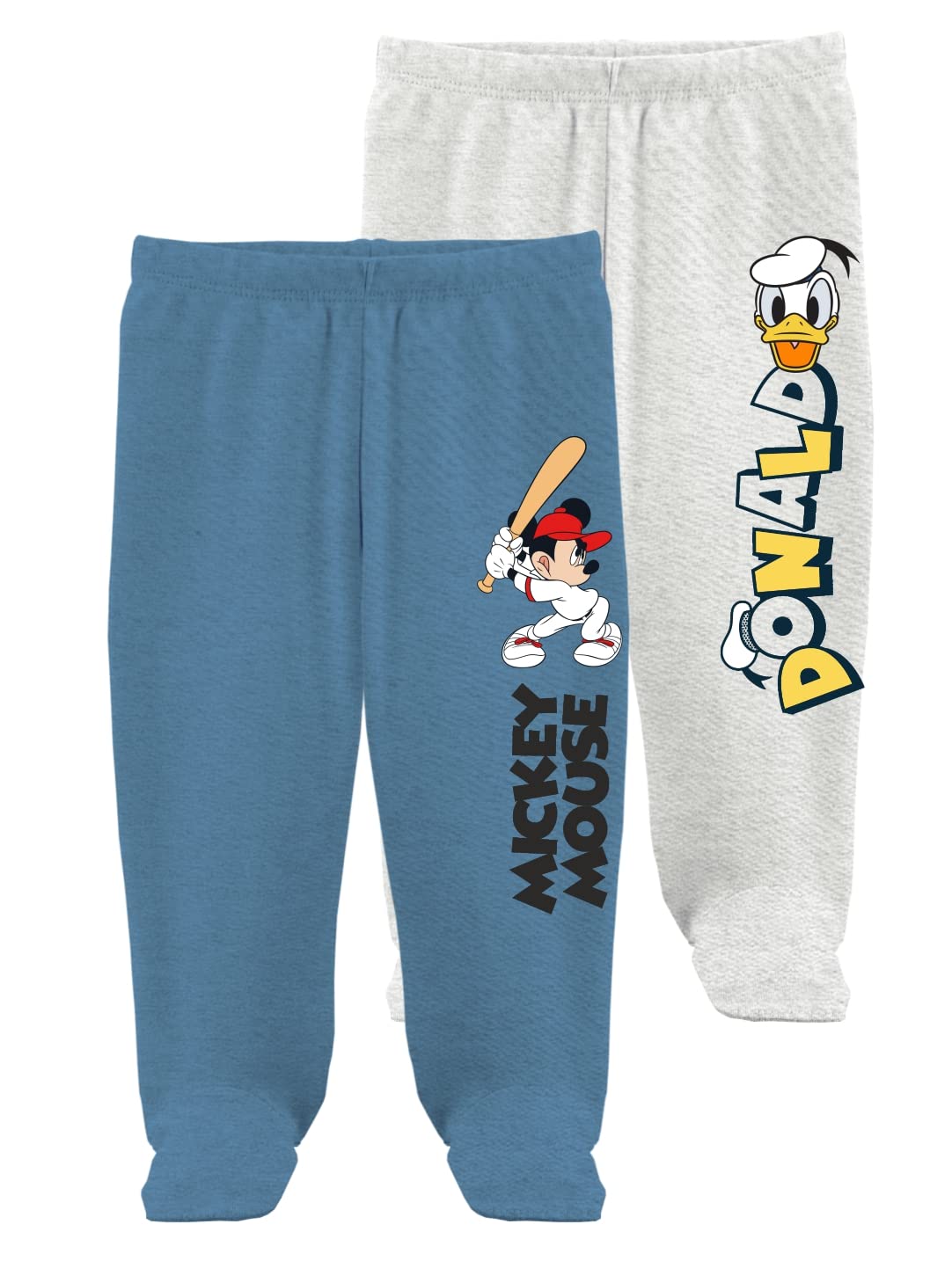 Buy minicult Disney Mickey Mouse Footed Pajama Pants For Baby Boys And ...