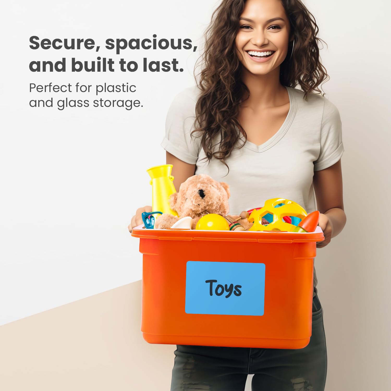 Snapklik.com : MESS Large Bin Labels For Storage