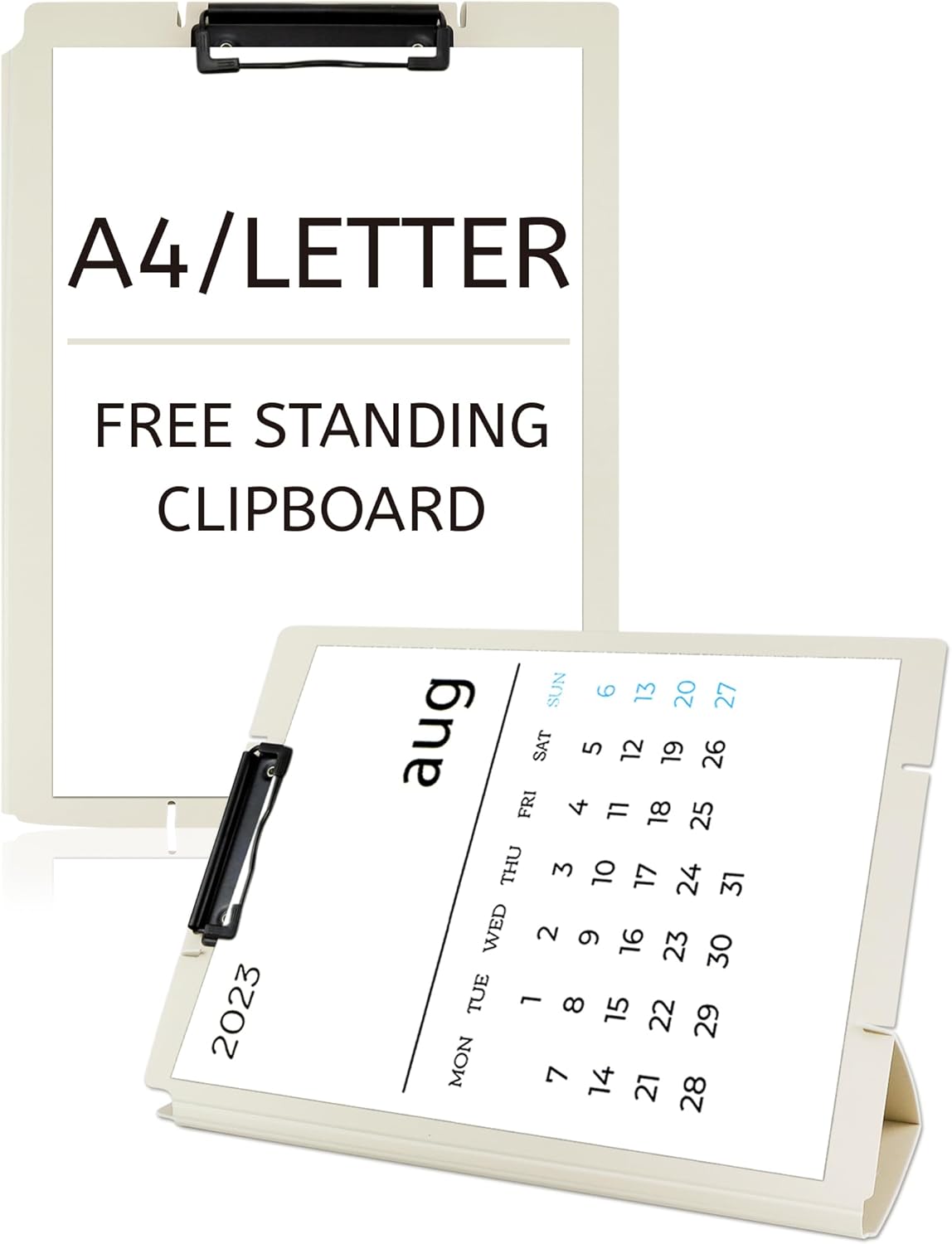 Amazon.com: GAUENEEN Free Standing Clipboard and Desktop Stand with ...