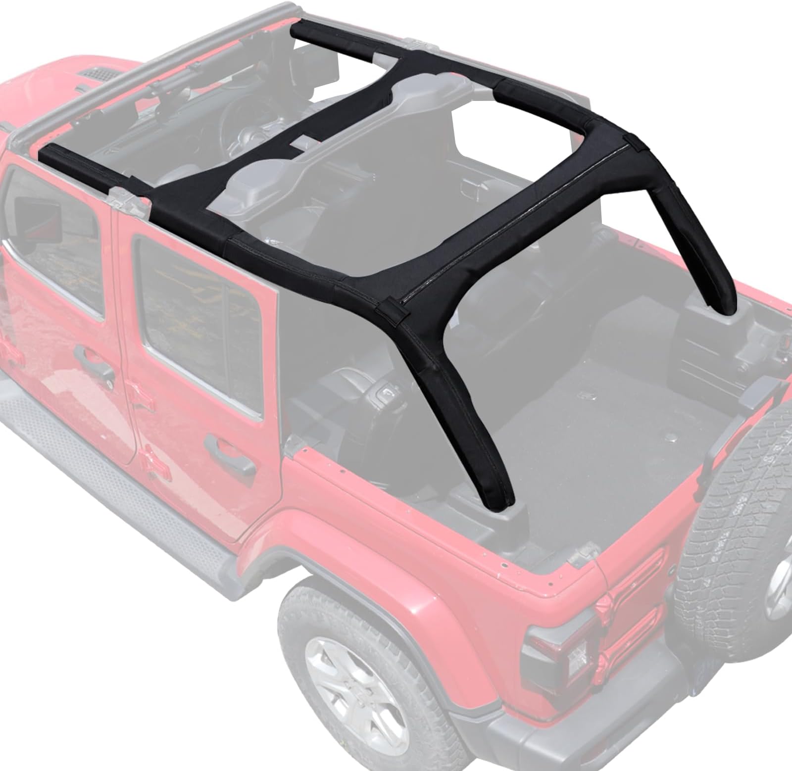 Amazon.com: BESTAOO Roll Bar Padding for 2018-2023 Jeep Wrangler JL ...