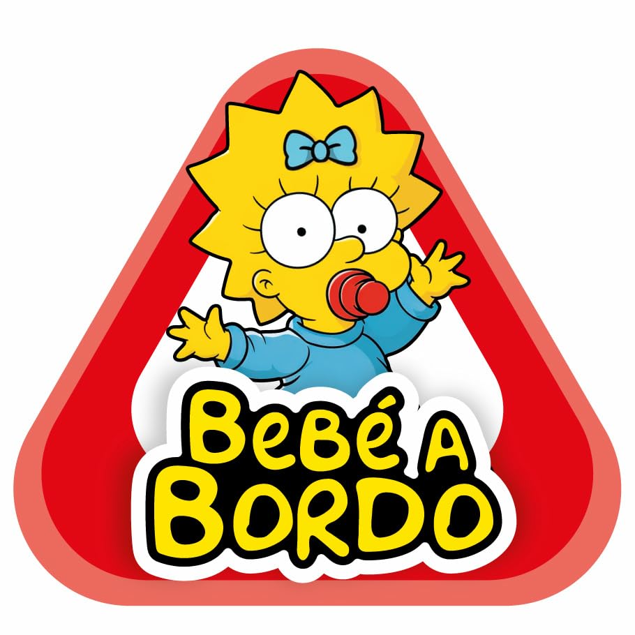 Maggie Simpson Baby On Board Sticker