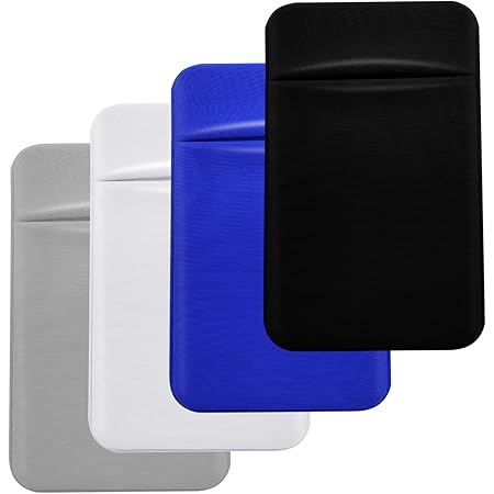 Amazon.com: 3Pack Cell Phone Card Holder Pocket for Back of Phone ...