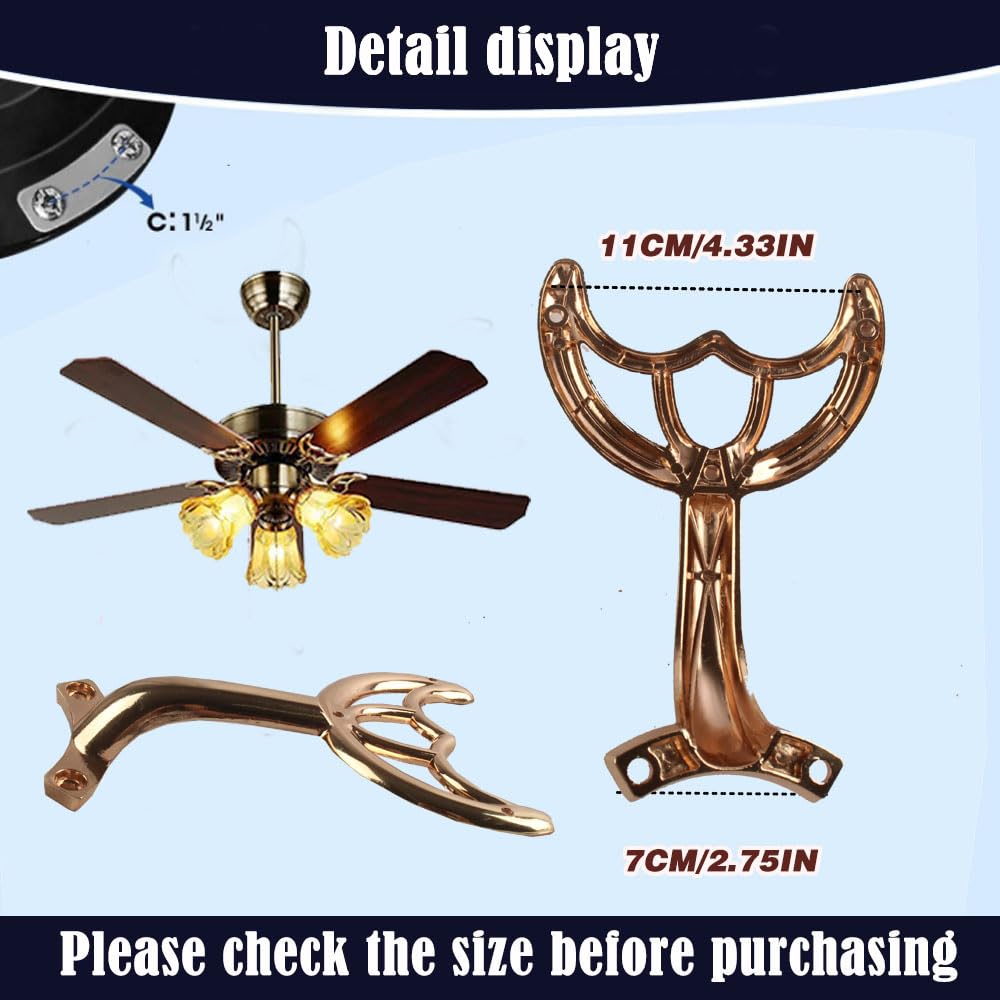 Universal Ceiling Fan Blade Brackets Uonlytech Fan Blades Arm Ceiling