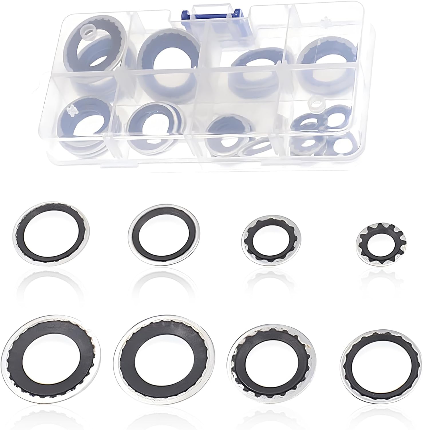 30 PCS Car A/C Compressor Gasket, O-Ring Port Seal Washer Kit, AC Anti ...