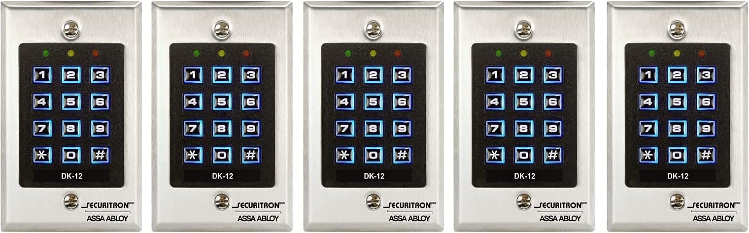 Amazon.com: Securitron Single Gang Digital Keypad System with ...