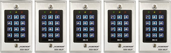 Amazon.com: Securitron Single Gang Digital Keypad System with ...