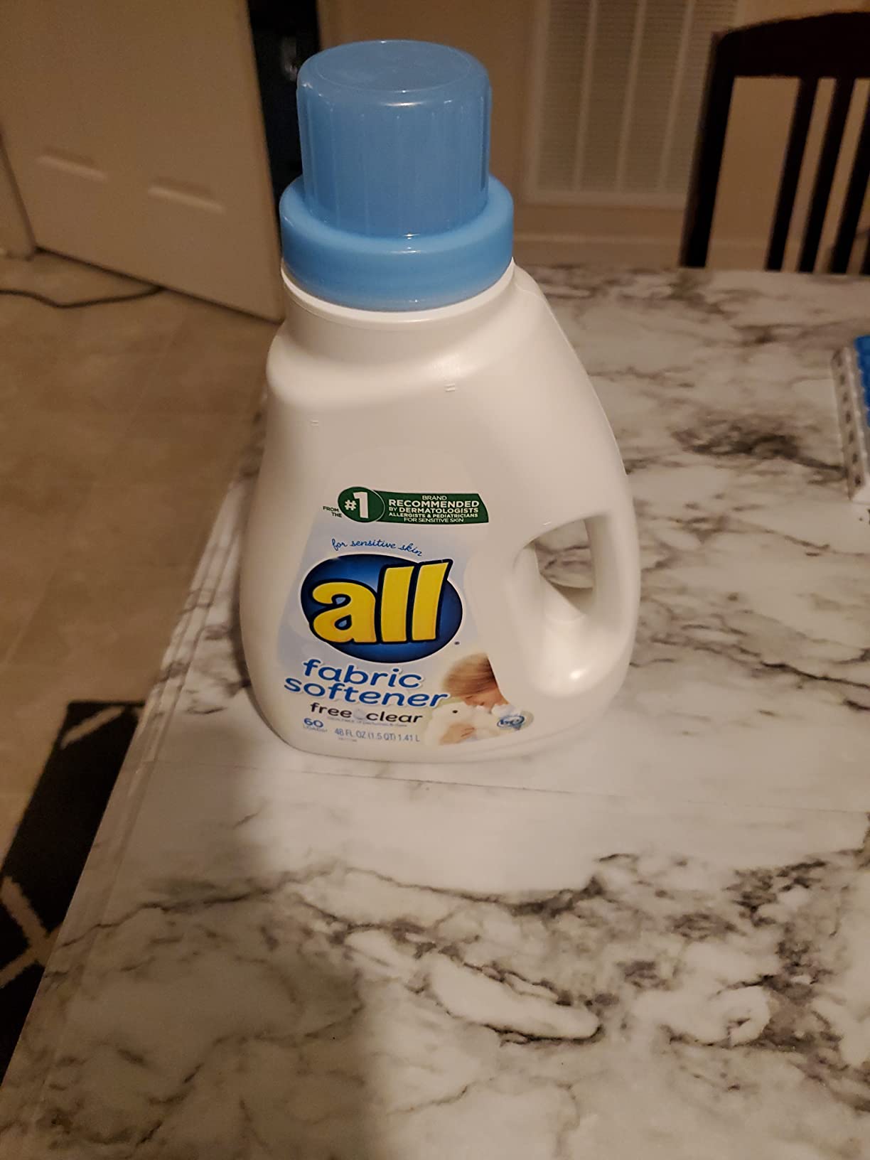 Amazon.com: all Liquid Fabric Softener for Sensitive Skin, Free Clear ...