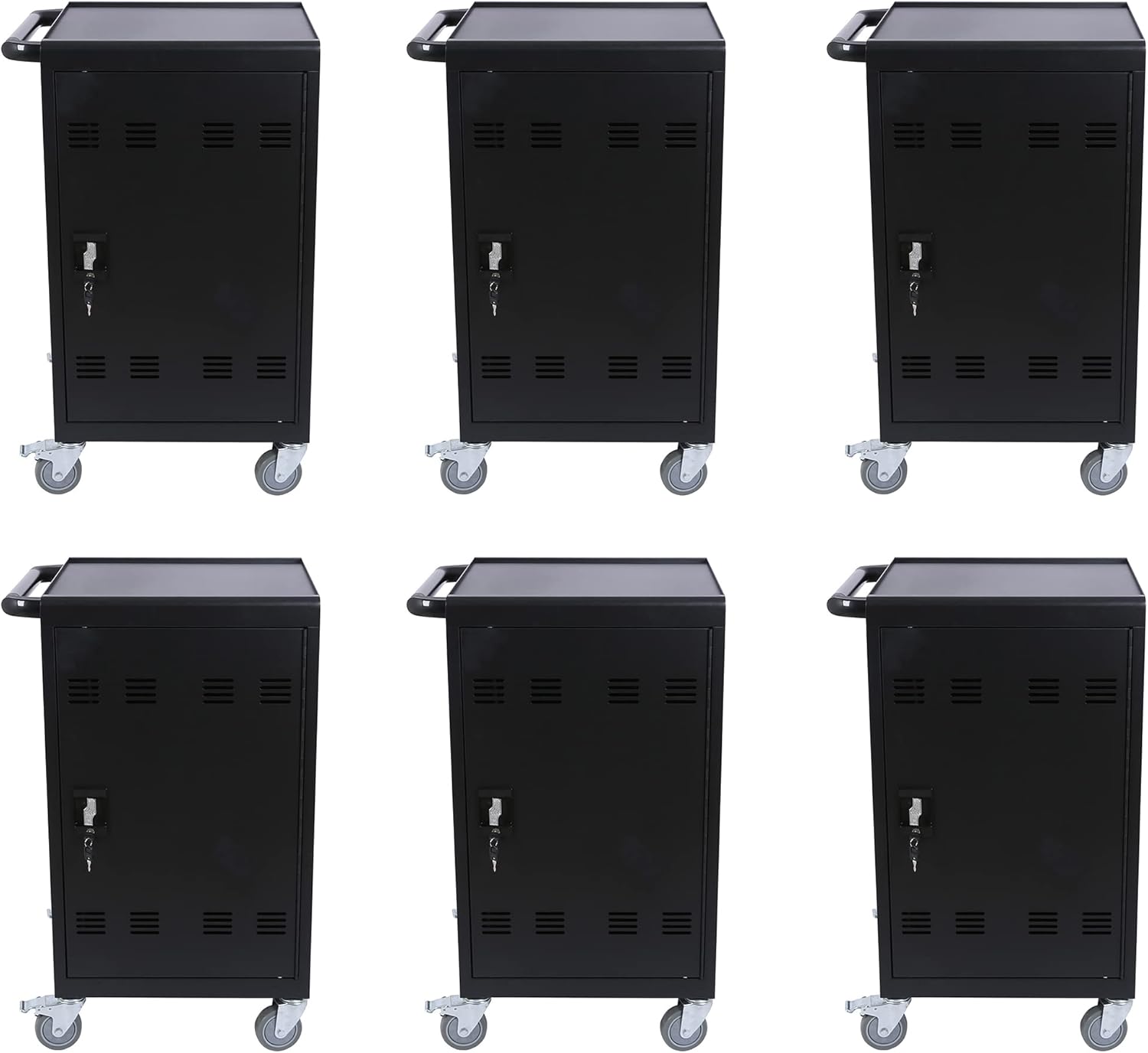Amazon.com: 32-Bay 6Pack Mobile School Charging Cart Station for ...