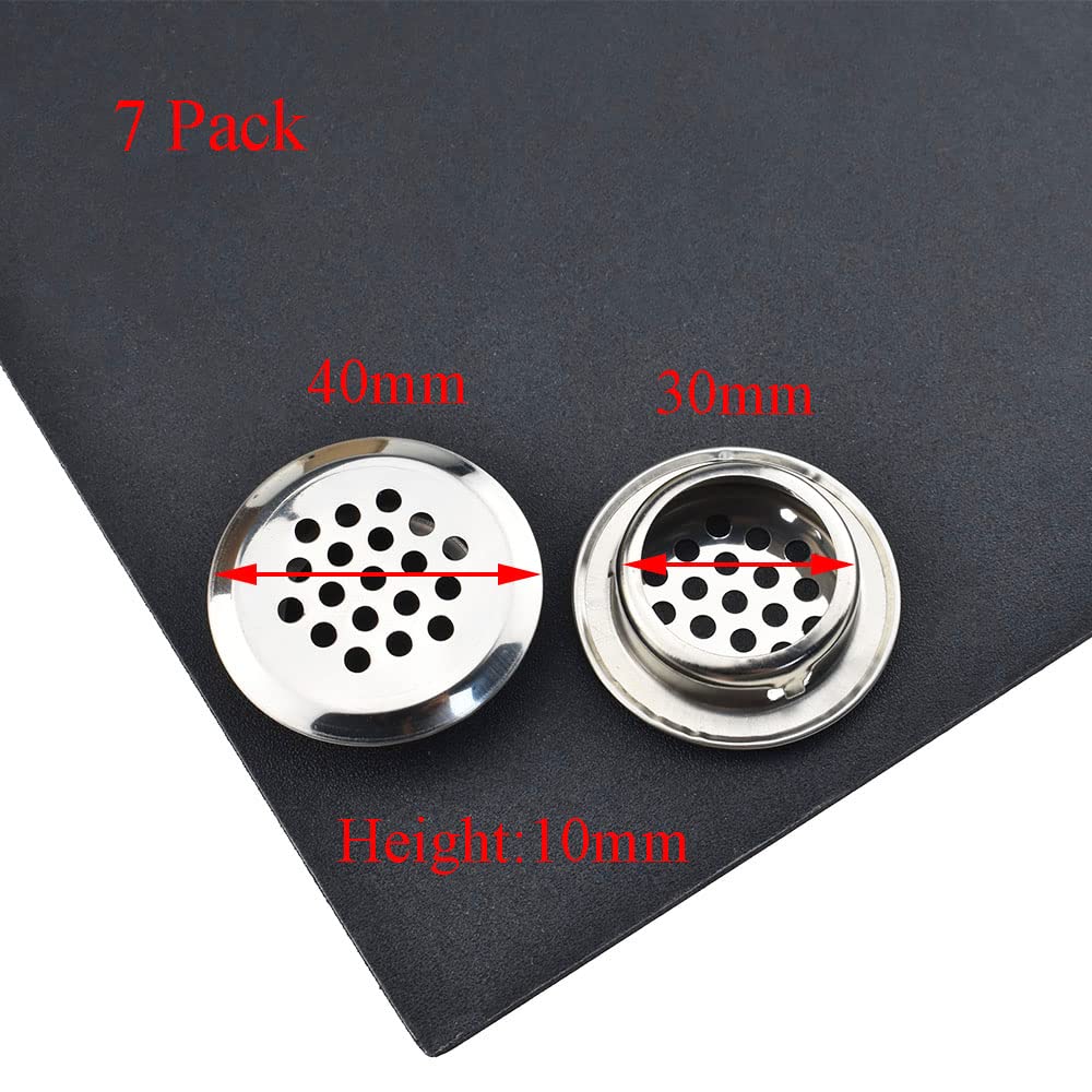 Snapklik.com : 30mm Circular Mesh Holes Air Vents Stainless Steel ...