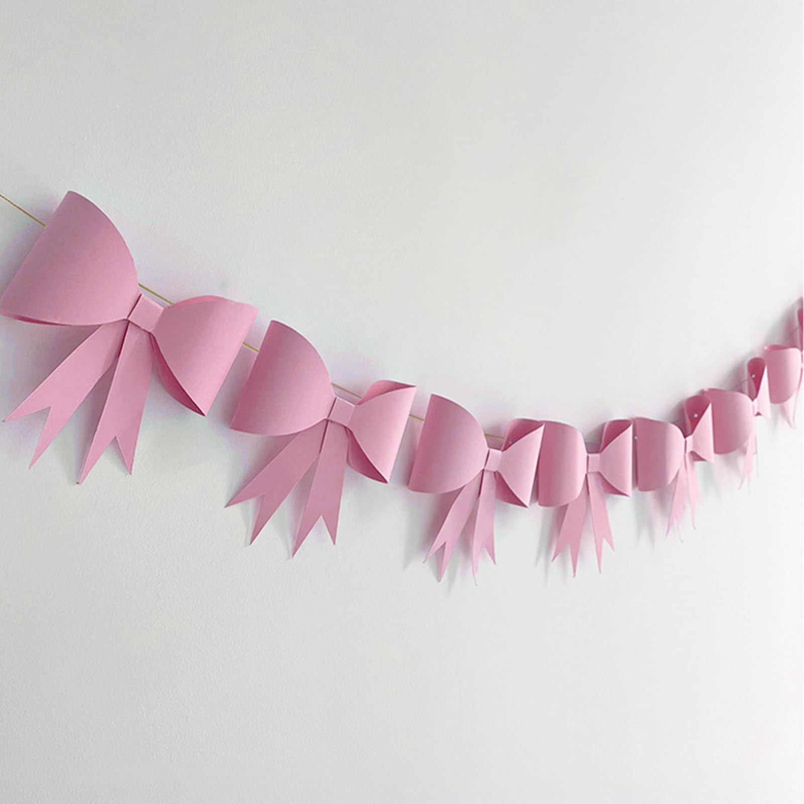 Amazon.com: Coquette Pink Bow Birthday Decorations, Cute Pink Bow ...