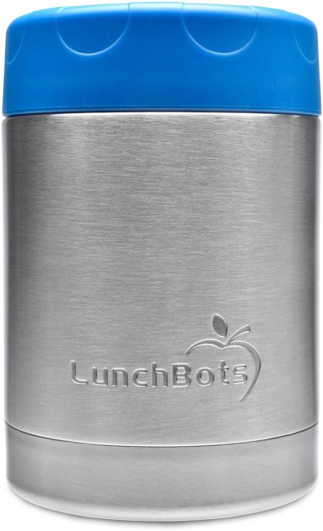 Amazon.com: LunchBots 12oz Thermos Stainless Steel Wide Mouth ...