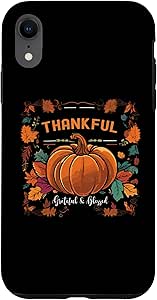 Amazon.com: iPhone XR Thankful Grateful Blessed Shirt for Women ...