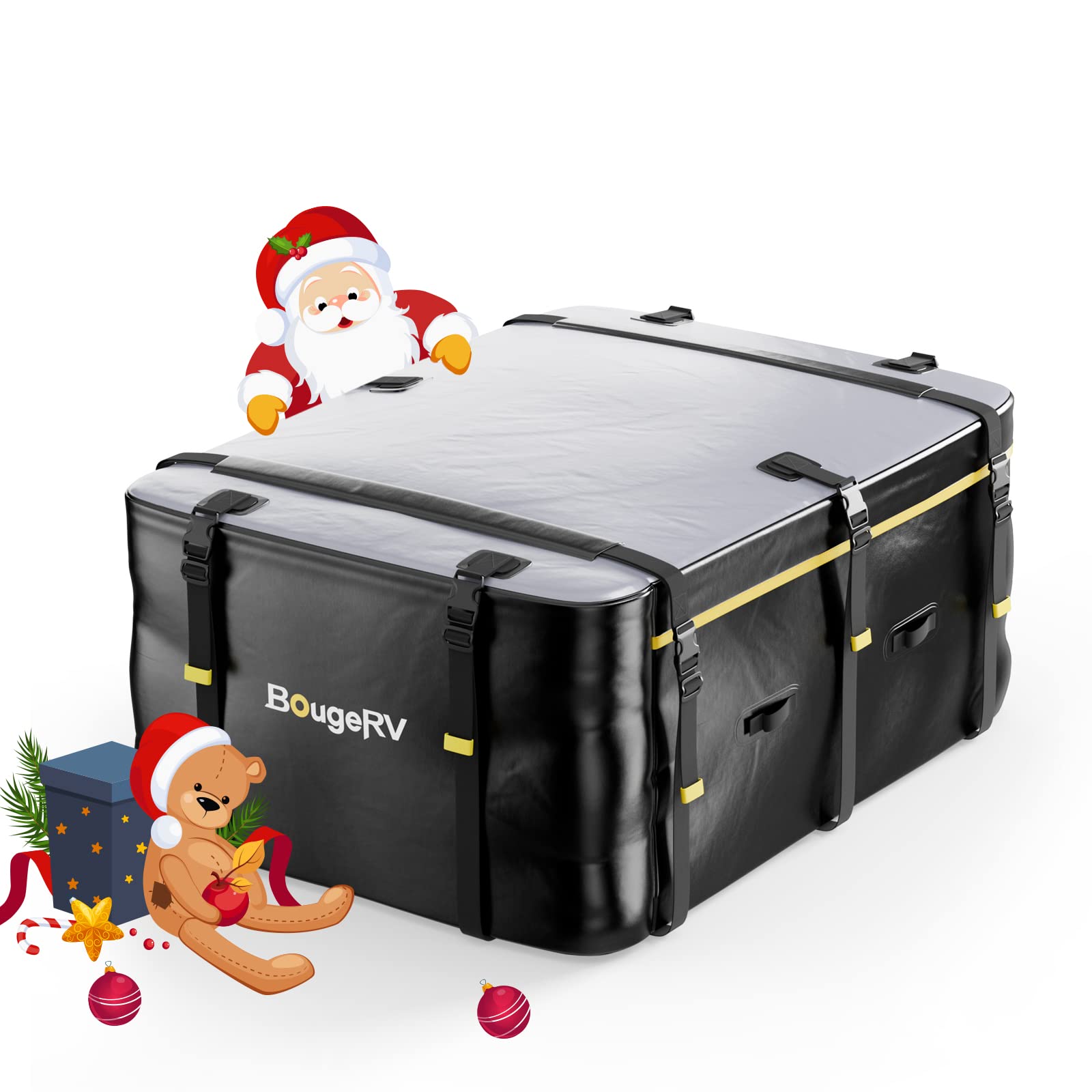 Snapklik.com : BougeRV 20 Cubic Feet Rooftop Cargo Carrier Bag ...