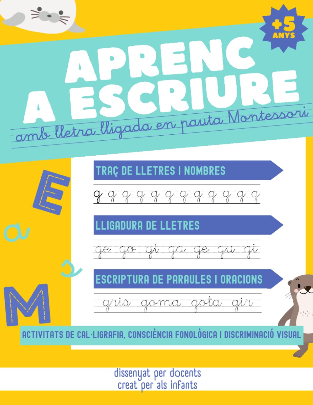 APRENC A ESCRIURE AMB LLETRA LLIGADA EN PAUTA MONTESSORI: Cal•ligrafia ...