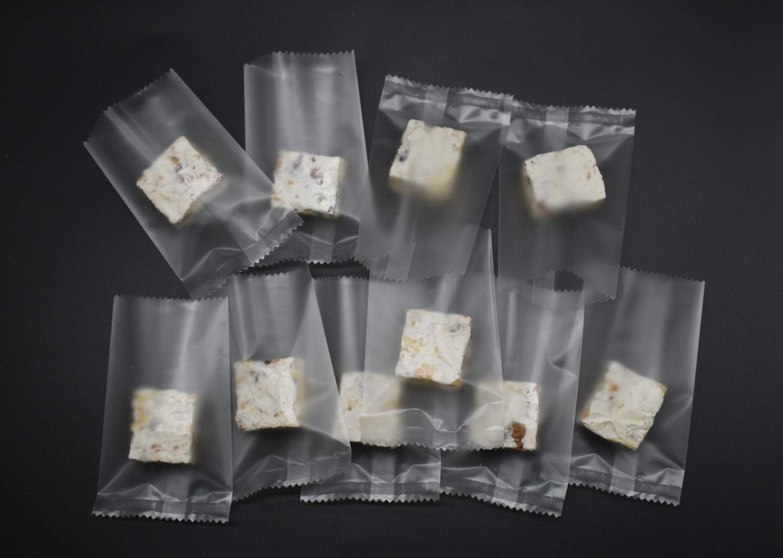 Amazon.com: Candy Wrapper, Caramel 1000 Square Sheets Clear Candy ...