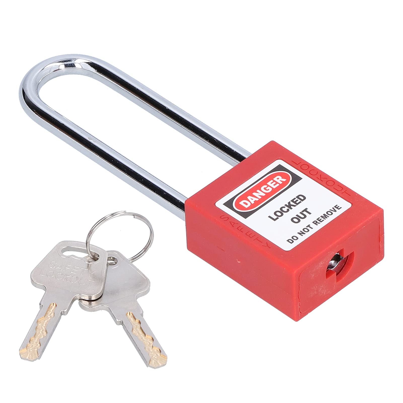 Buy Safety Padlock with Key, Lockout Lockout Tagout Locks 6‑Cylinder ...