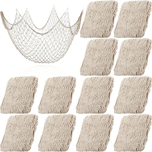 Amazon.com: 8 Pcs Fish Net Decorative Party Supplies 78.7 x 59 Inch ...
