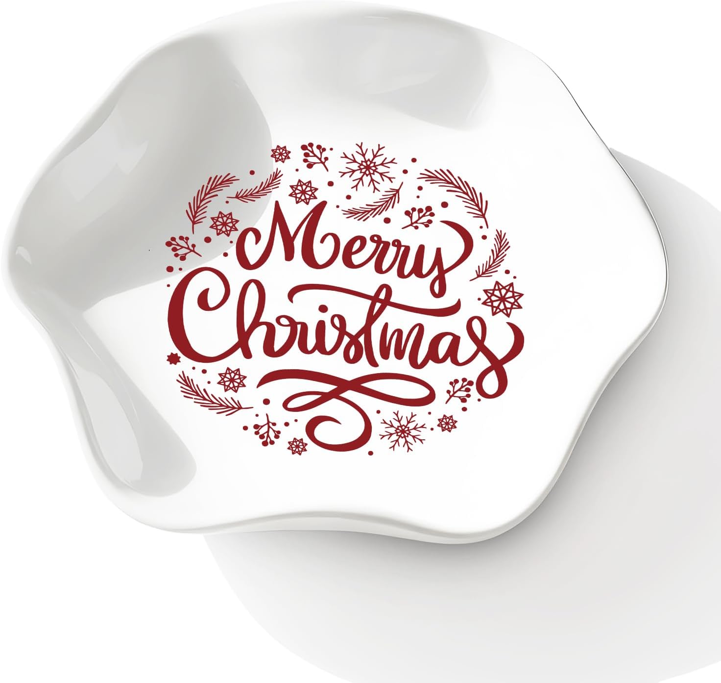 Amazon.com: Merry Christmas Spoon Rest for Kitchen, Ceramic Heat ...