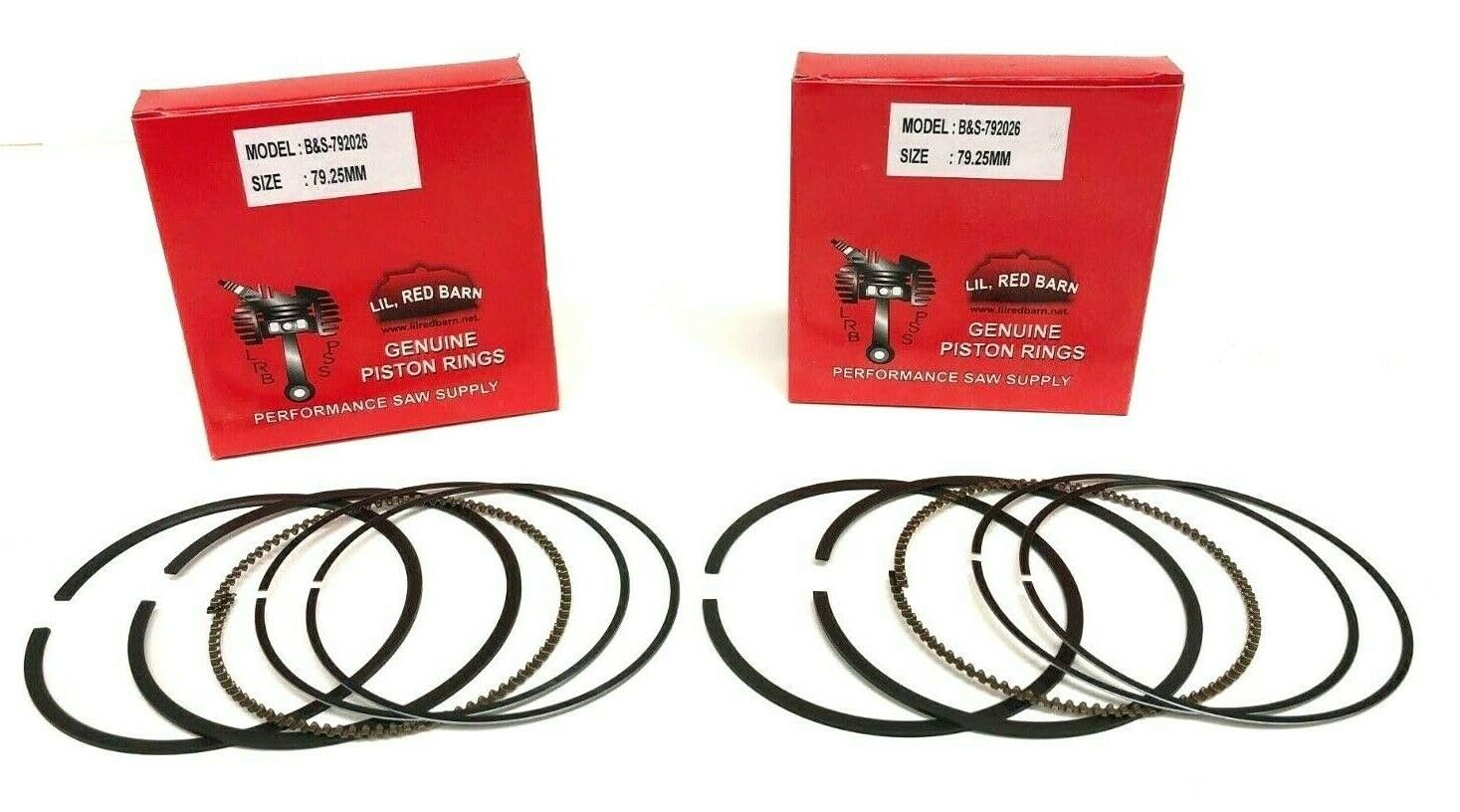 Amazon.com: Lil Red Barn Two Sets of 793561, 792026 Piston Rings ...