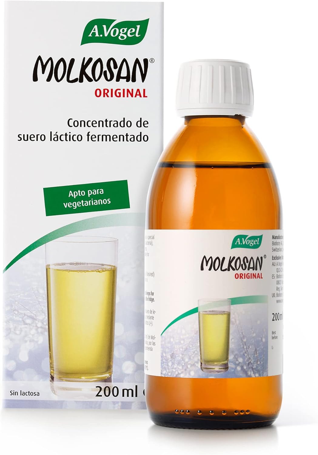 A.Vogel Molkosan Original 200ml | Contains Concentrated Whey | L+ ...