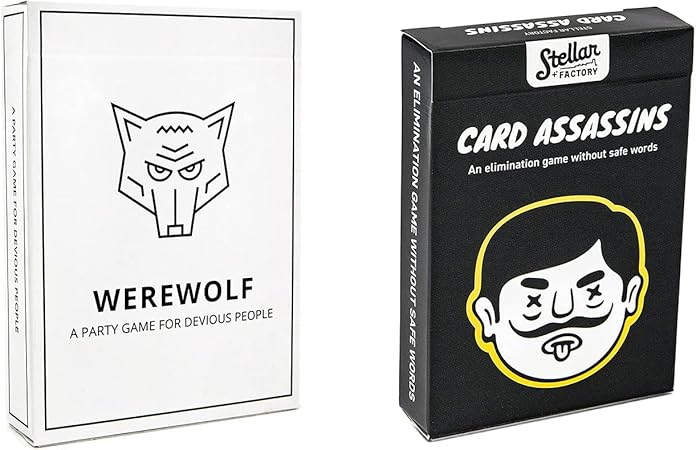 Amazon.com: Stellar Factory Werewolf + Card Assassins Party Pack : Toys & Games