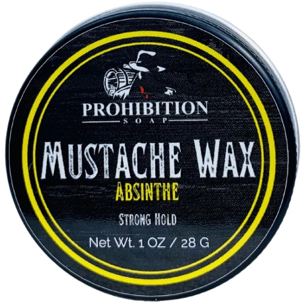 Amazon.com: Prohibition Soap MUSTACHE WAX | Absinthe | for Styling ...