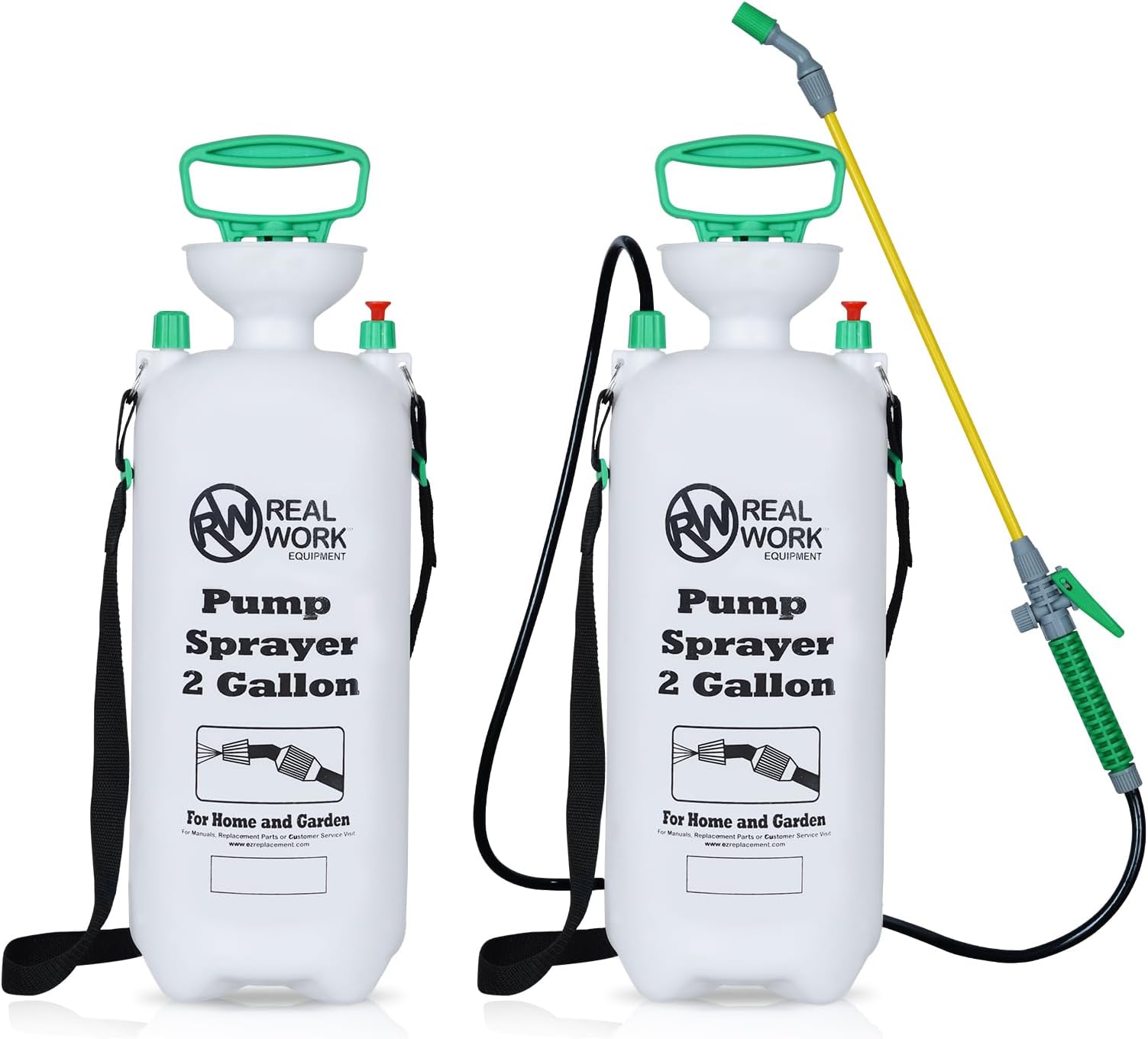 Amazon.com: 2pk 2-Gallon Handheld Tank Sprayer with Easy-Carry Shoulder ...