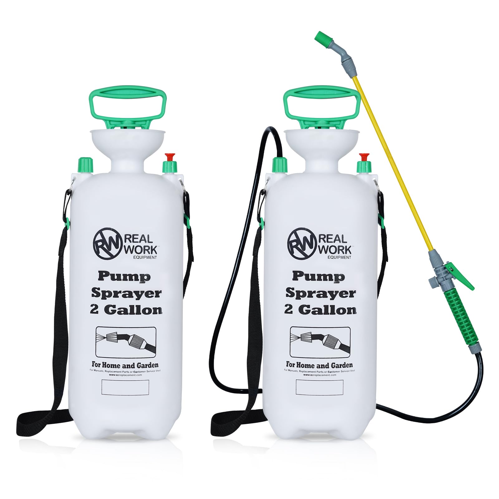 Amazon.com: 2pk 2-Gallon Handheld Tank Sprayer with Easy-Carry Shoulder ...
