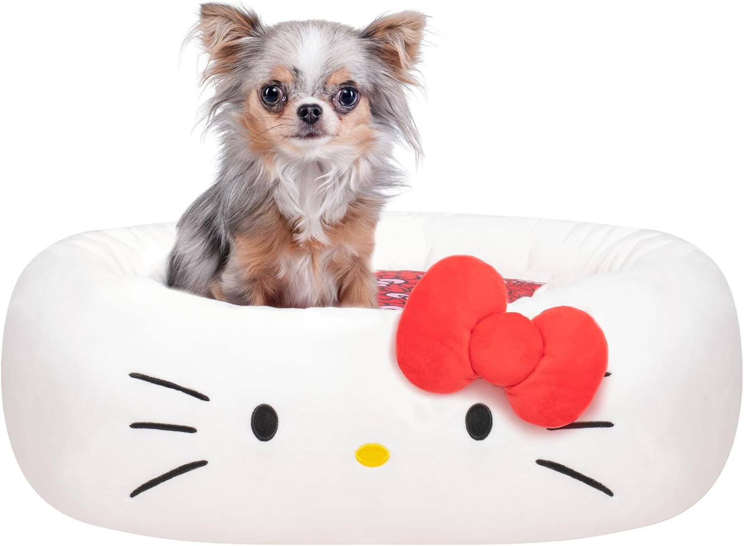 Amazon.com: Hello Kitty and Friends Hello Kitty Pet Bed - Pet Bolster ...