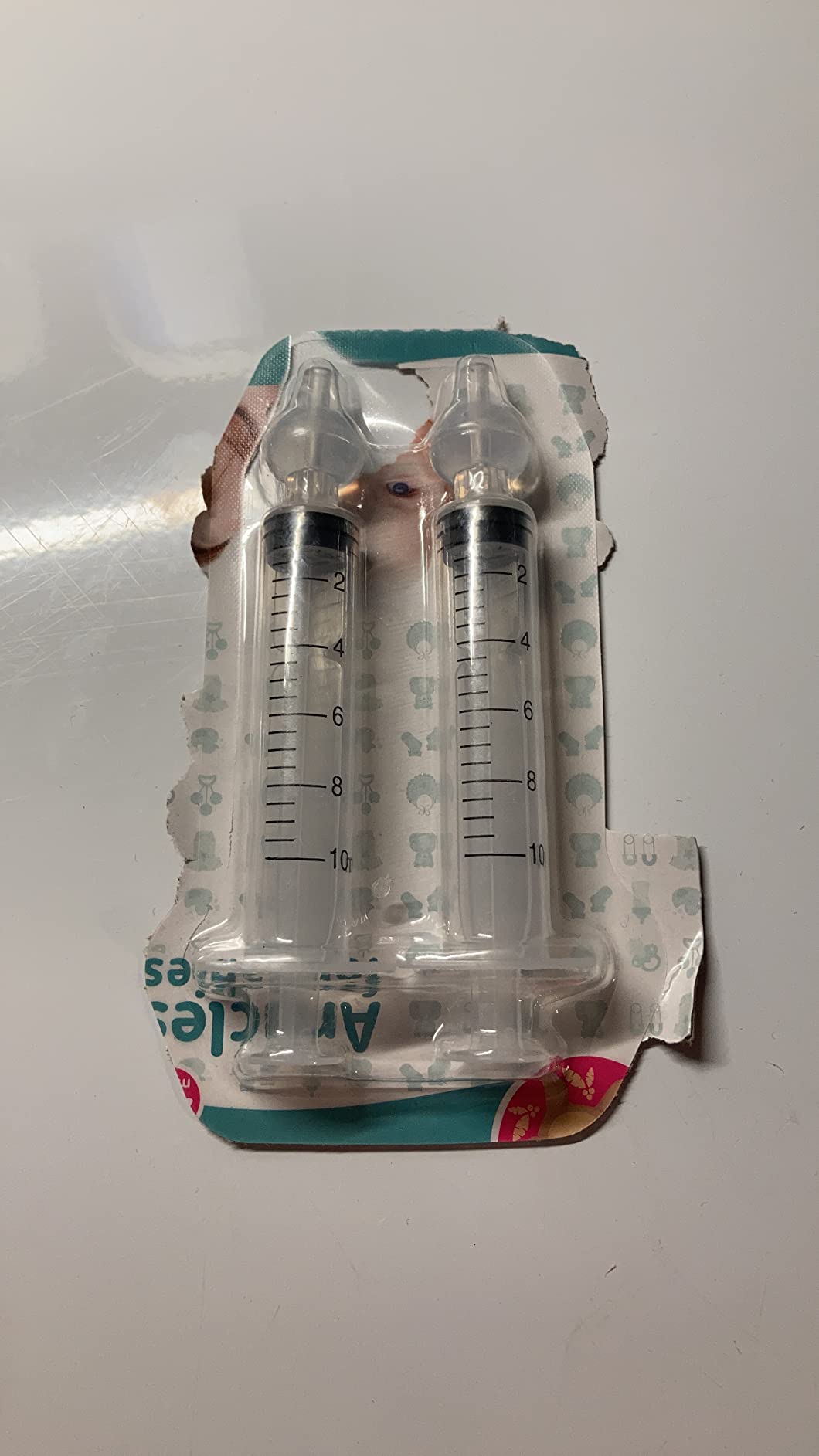 Lot de 4 aspirateurs nasaux pour bébé, seringue d'irrigation nasale de ...